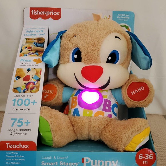Mattel | Toys | Fisher Price Laugh Learn Smart Stages Puppy With Sound ...